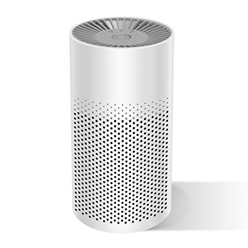 THE THREE MUSKETEERS III M Mini Portable Air Purifier for Home Bedroom Office Desktop Pet Room Air Cleaner for Car with True HEPA Filters and Silence