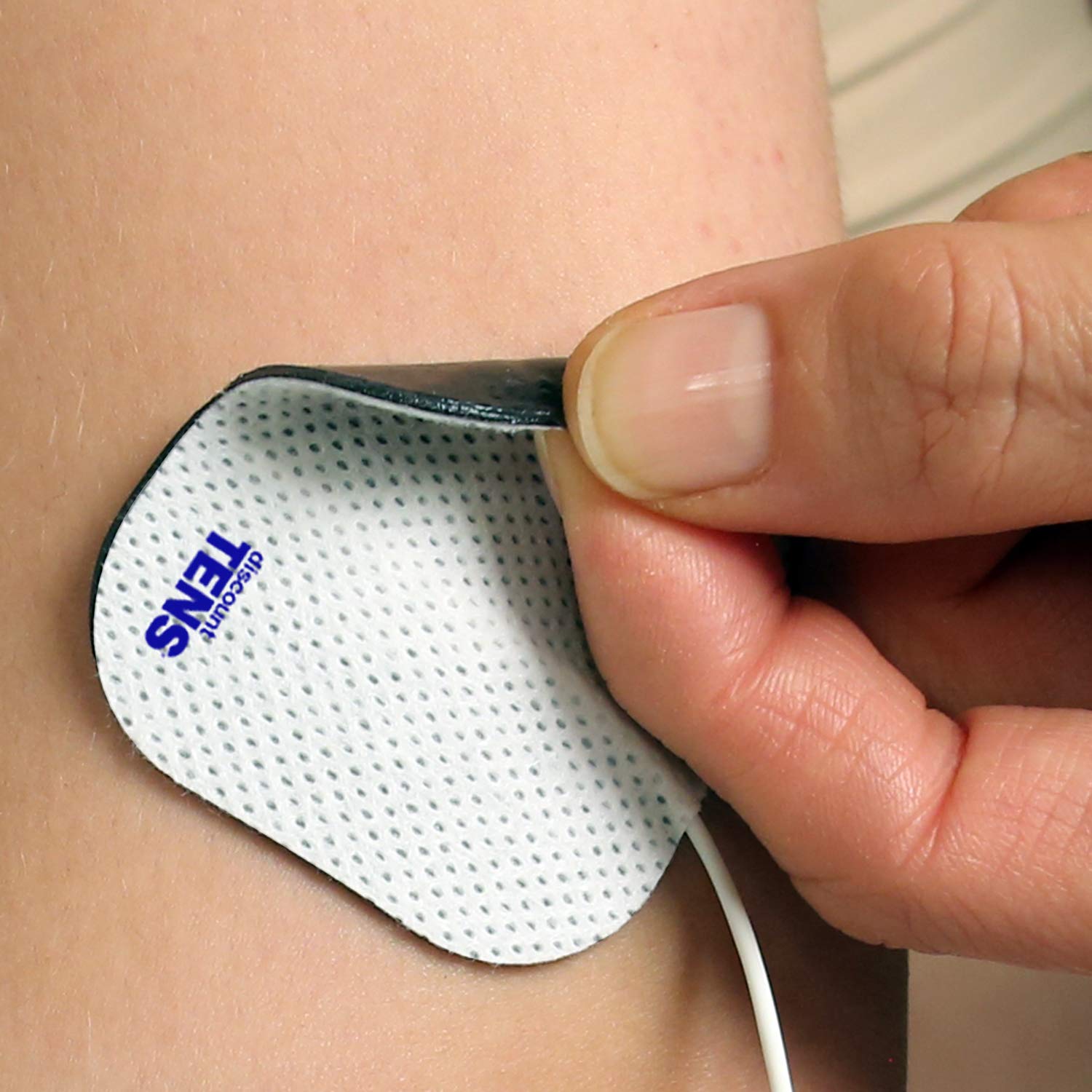 TENS Electrodes, Value Wired Replacement Pads for TENS Units, 40 TENS Unit Electrodes (2in x 4in, 40 Pack) Discount TENS Brand
