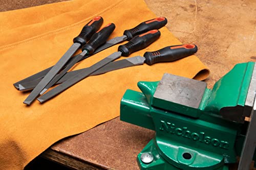 Nicholson Crescent 5 Pc General Purpose File Set with Ergonomic Handles - 22040HNNN