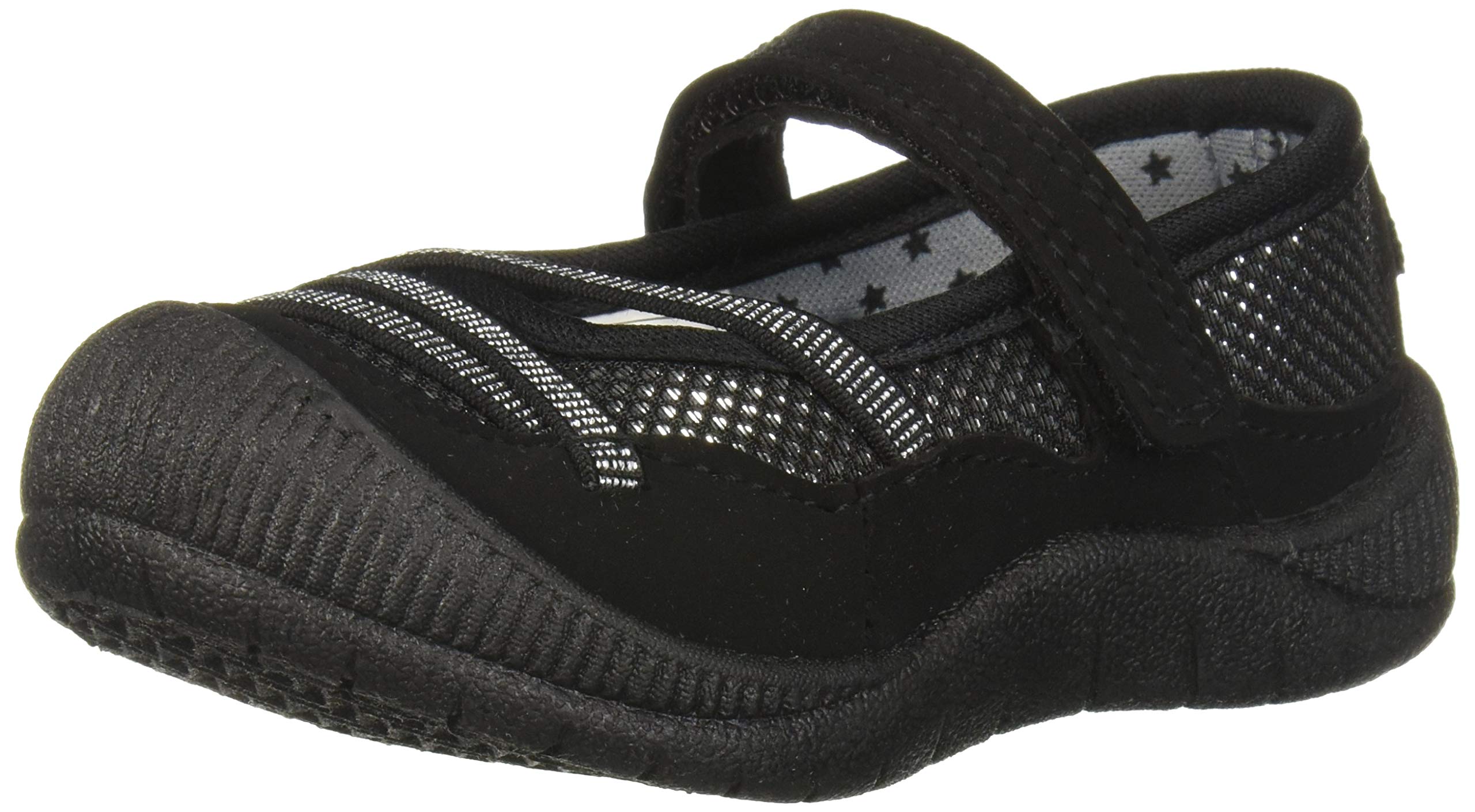 OshKosh B'Gosh Baby-Girl's Franci Mary Jane Flat, Black, 4 M US Toddler