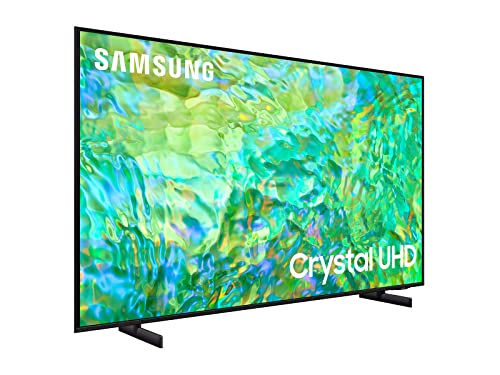 SAMSUNG 85-Inch Class Crystal UHD 4K CU8000 Series PurColor, Object Tracking Sound Lite, Q-Symphony, Motion Xcelerator, Ultra Slim, Solar Remote, Smart TV with Alexa Built-in (UN85CU8000, 2023 Model)