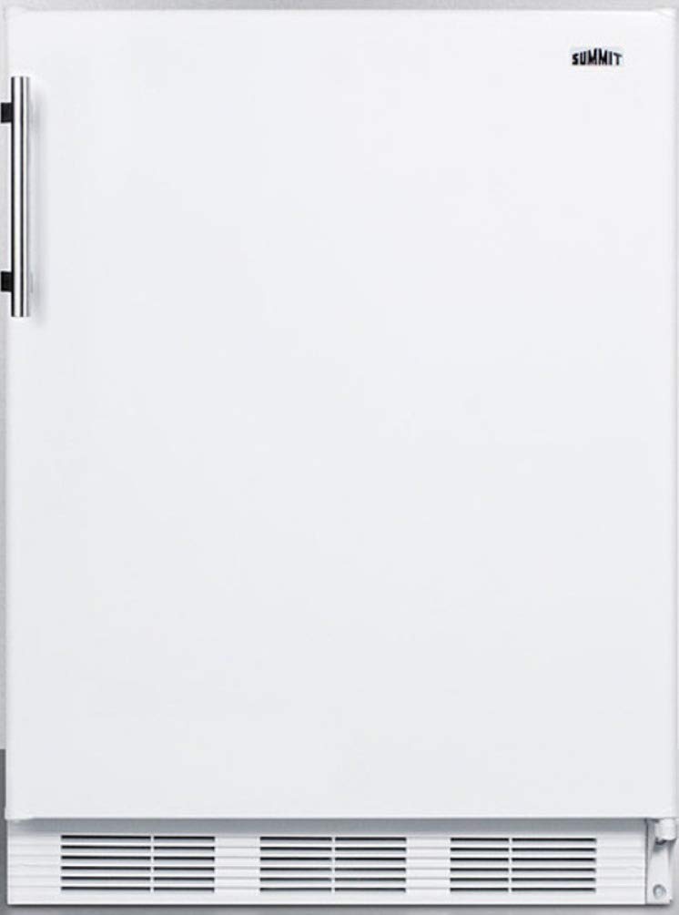 Summit CT661W 24 Inch Freestanding Compact Refrigerator with 5.1 cu. ft. Capacity, Right Hinge Cycle Defrost, CFC Free in White