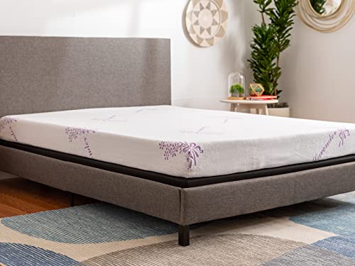 Tulo by Mattress Firm | 6 INCH Memory Foam Lavender Mattress | Pain-REDUCING Pressure Relief | Full Size