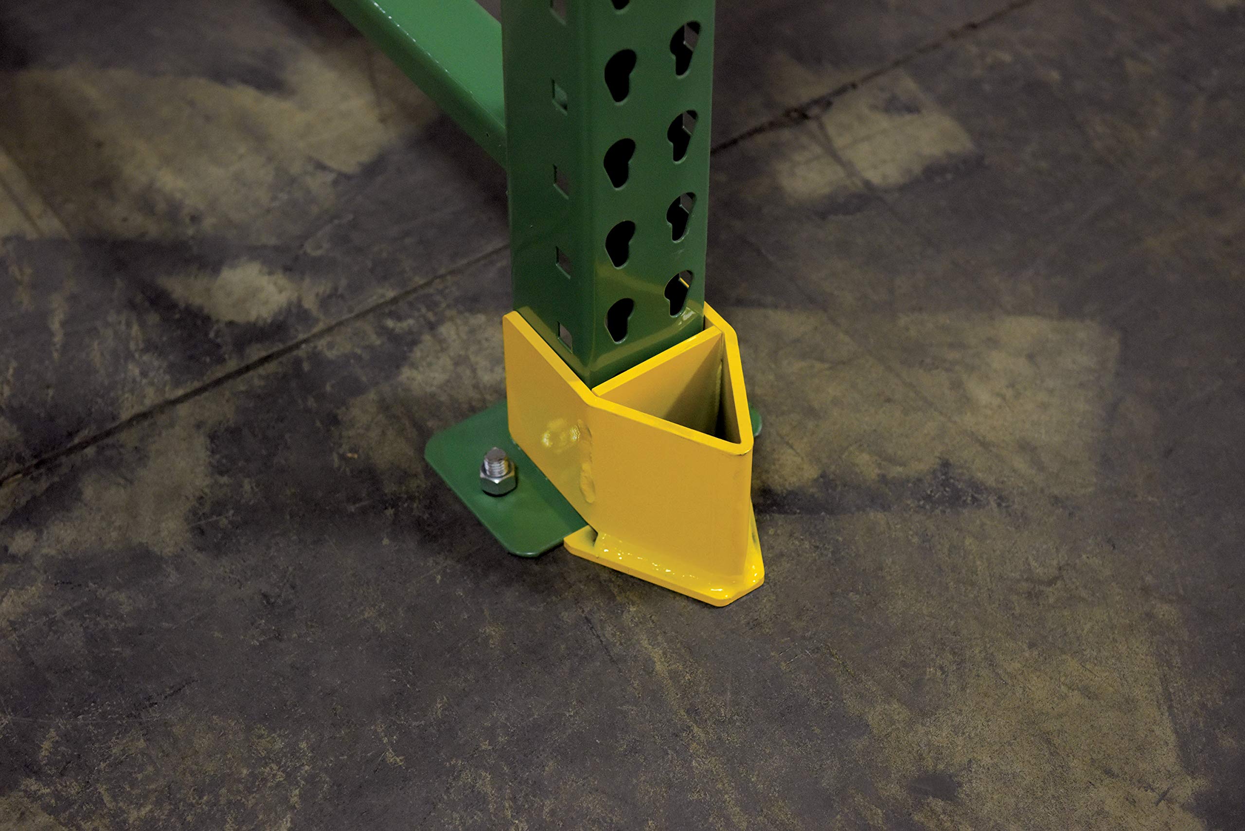 Vestil G3-V4-YL Steel Upright Rack Guard 7 in. x 5 in. x 5 in. Yellow