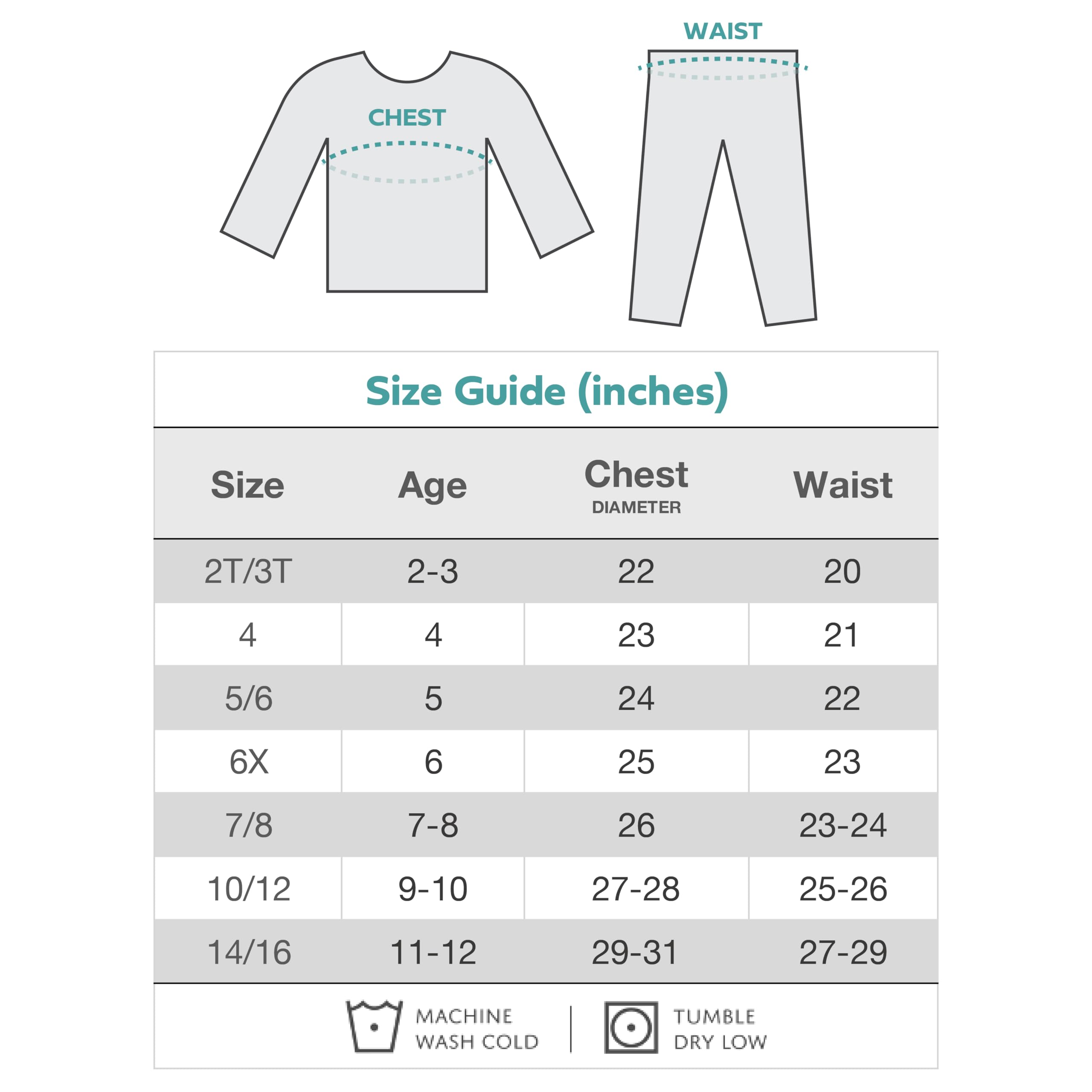 Girls/Boys/Toddler 6 Pack Athletic Performance Long Sleeve Undershirt Tops/Base Layer Cotton Stretch Shirts (6 Pack - Pastels, 10/12)