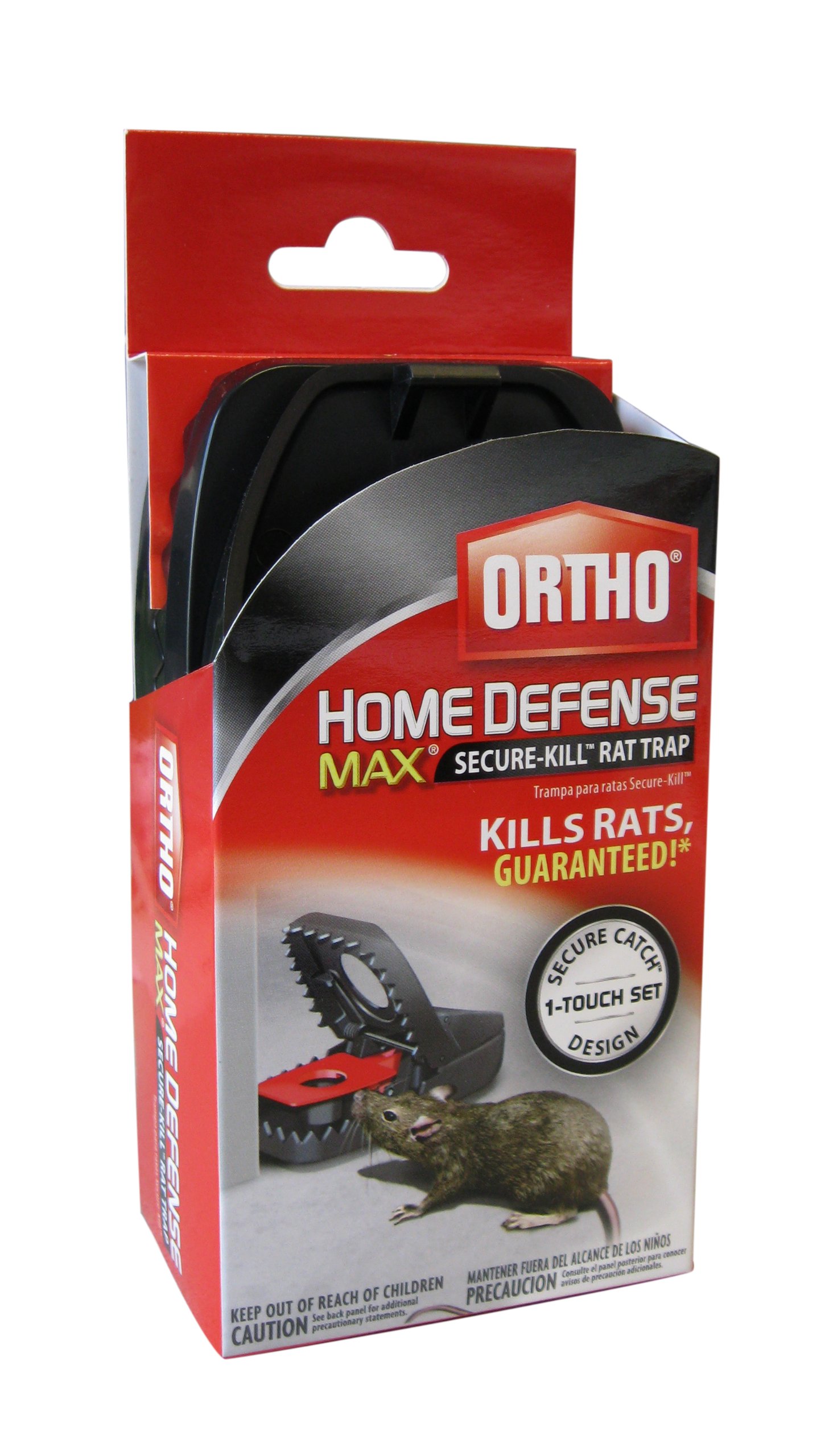 Ortho 0321210 Home Defense MAX Secure-Kill Rat Trap, 1-Pack