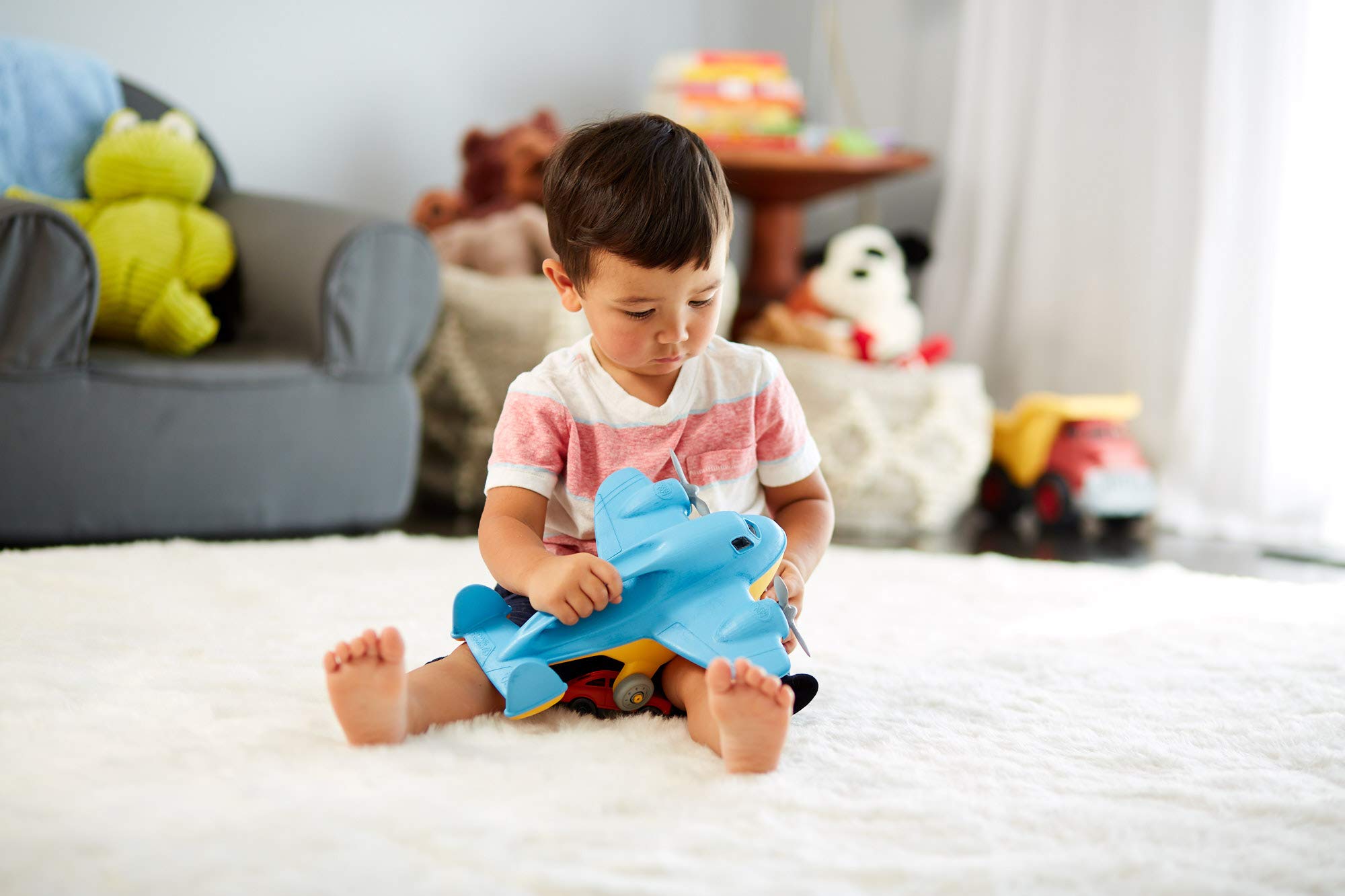 Green Toys Blue Cargo Plane, 1 EA, Bule