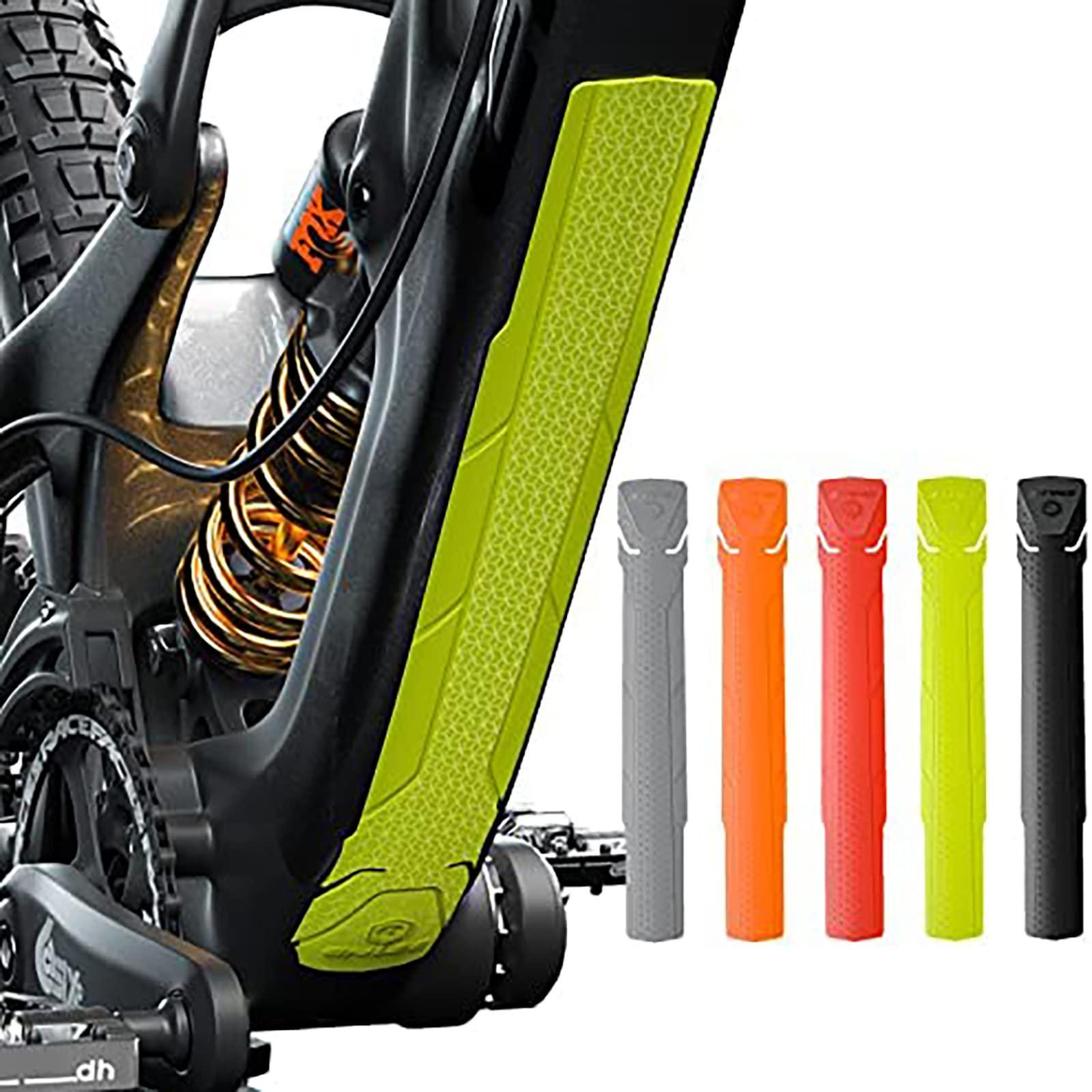 HAHOME ENLEE Mountain Bike Down Tube Frame Protector, MTB Bicycle Frame Guard - Protect The Bike from Collision and Scratch (Black)