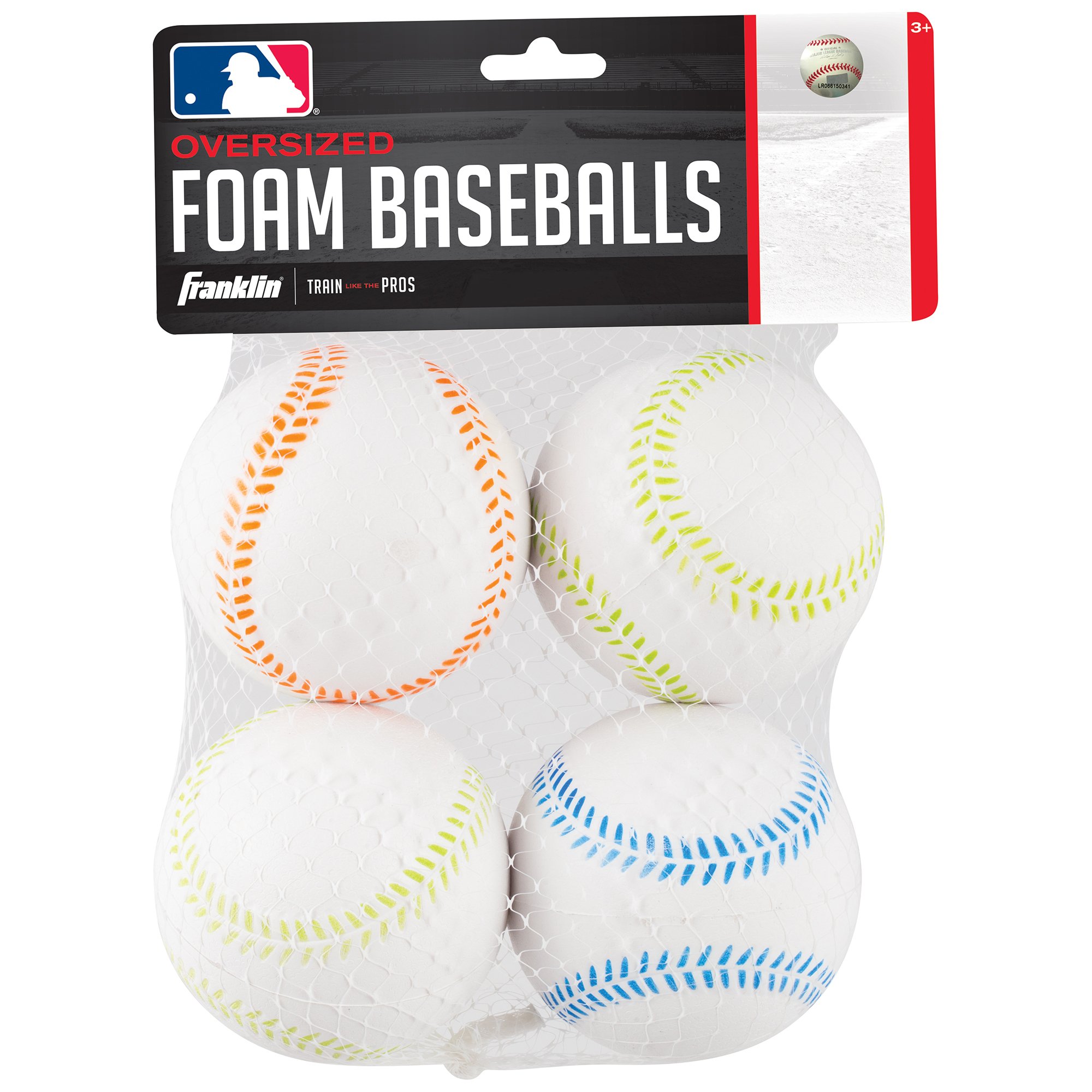Franklin Sports Oversized Foam Balls-4 Pack