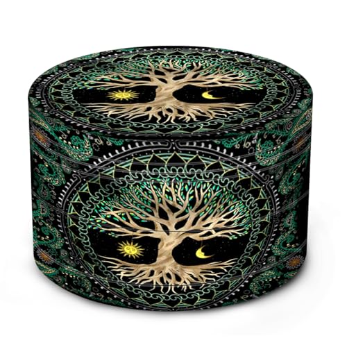 Grinder 2.5 inch, Boho Grinder (Green tree new style)