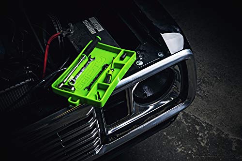 Gripty (Duo-Pack) | PREMIUM Silicone Tool Tray | Flexible | Multi Purpose Mat | Portable Tool Box Organizer | No Magnets | Easy Clean Up | (ORIGINAL Green)