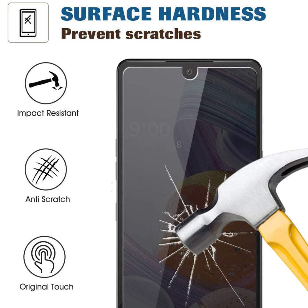 GLBLAUCK [2-Packs] Privacy Screen Protector for LG Stylo 6, Anti-Spy 9H Hardness Tempered Glass Screen Protectors for LG Stylo 6