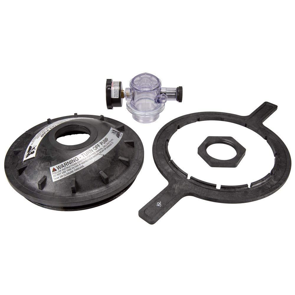 Pentair 154856 8-1/2-inch Black Buttress Thread Closure Replacement Kit Triton Pool and Spa Filter