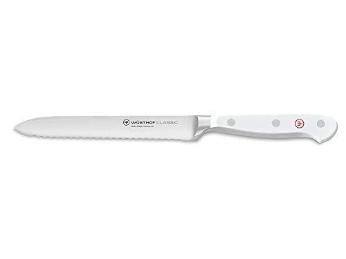 WĂźsthof Classic White 5" Serrated Utility Knife