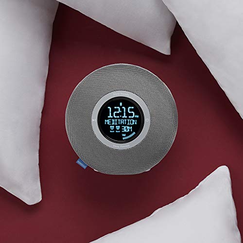 HoMedics® Deep Sleep Revitalize Sleep Sound Alarm Clock 9 Programs, 4 White Noises, 10 Sounds Incl. Nature/Meditation, Volume Control, Auto-Off Timer