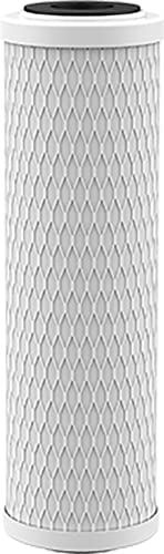 Pentair OMNIFilter CB1 Carbon Water Filter, 10-Inch, Under Sink Carbon Block Replacement Cartridge, 10" x 2.5", 0.5 Micron
