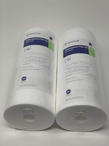 Pentek DGD-5005 Spun Polypropylene Filter Cartridge, 10" x 4-1/2" 2- Pack