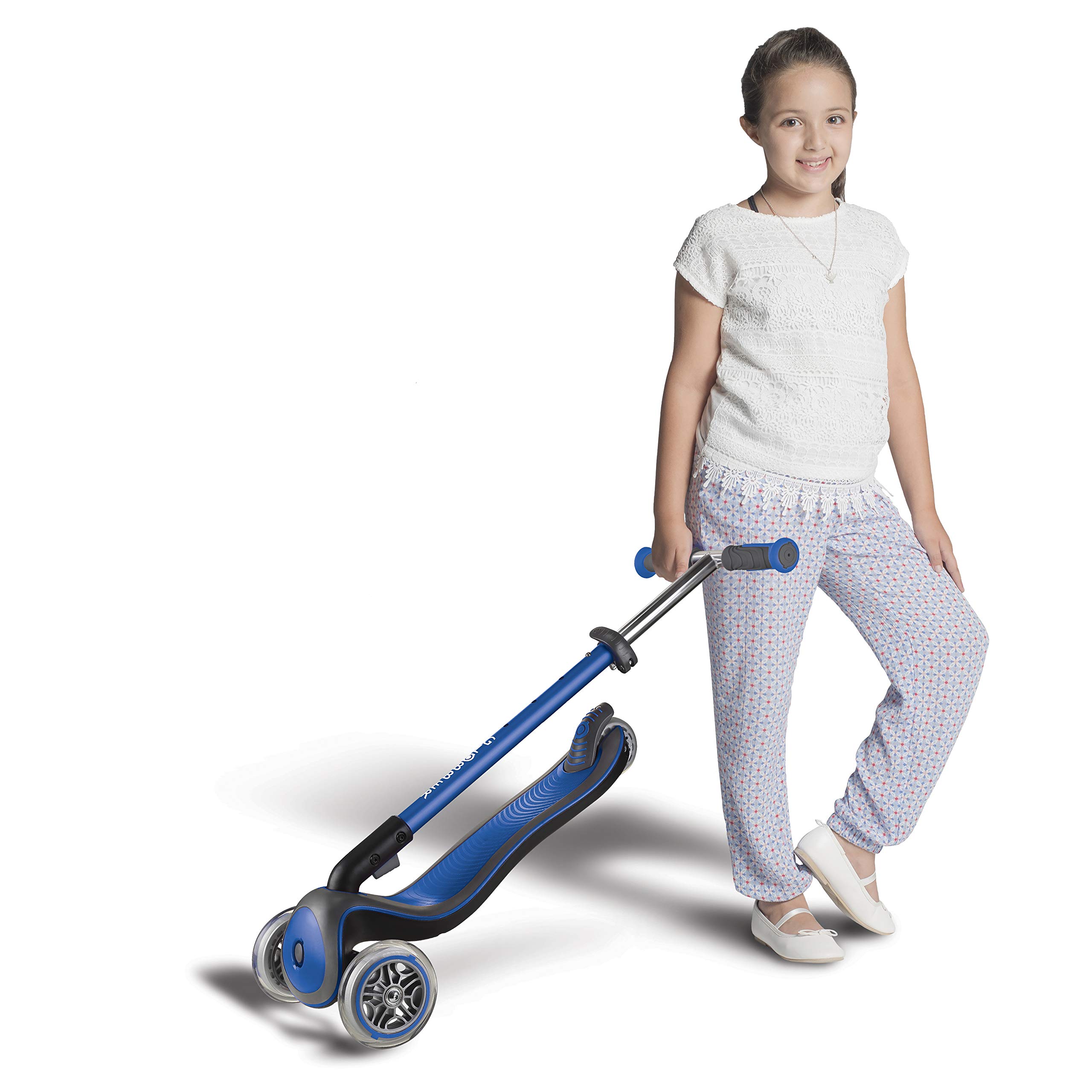 Globber 444-200 Elite Deluxe Scooter Navy Blue