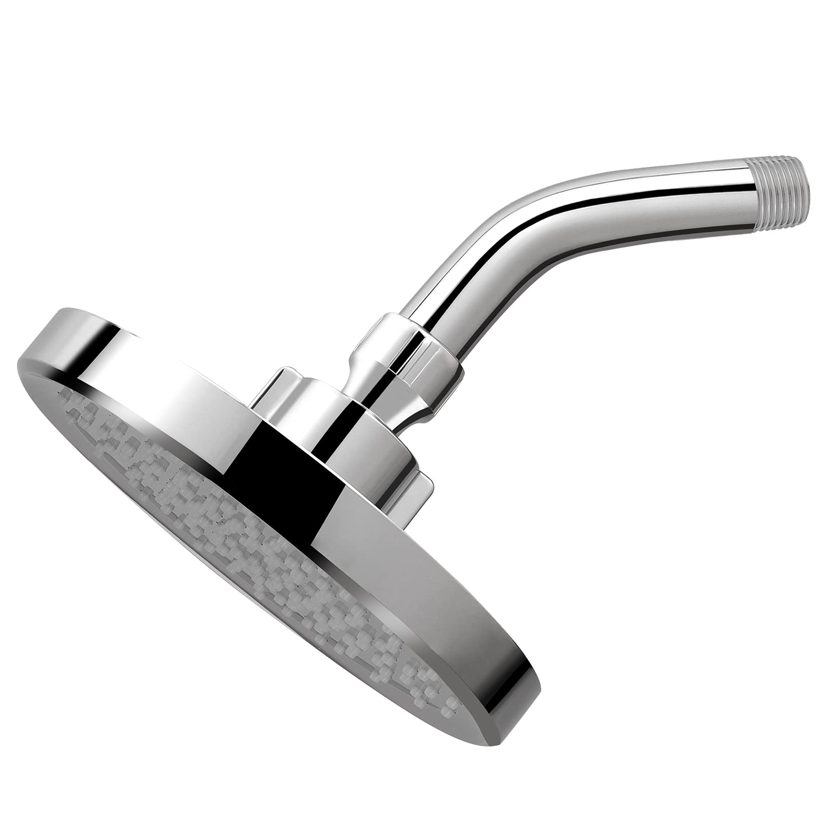 hancook Shower Heads - Best 6inch Rainfall Showerheads with Chrome Plated Finish Tool-Free Installation Includes Teflon Tape