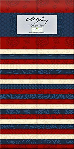Wilmington Prints Old Glory-40 Karat Gems, White