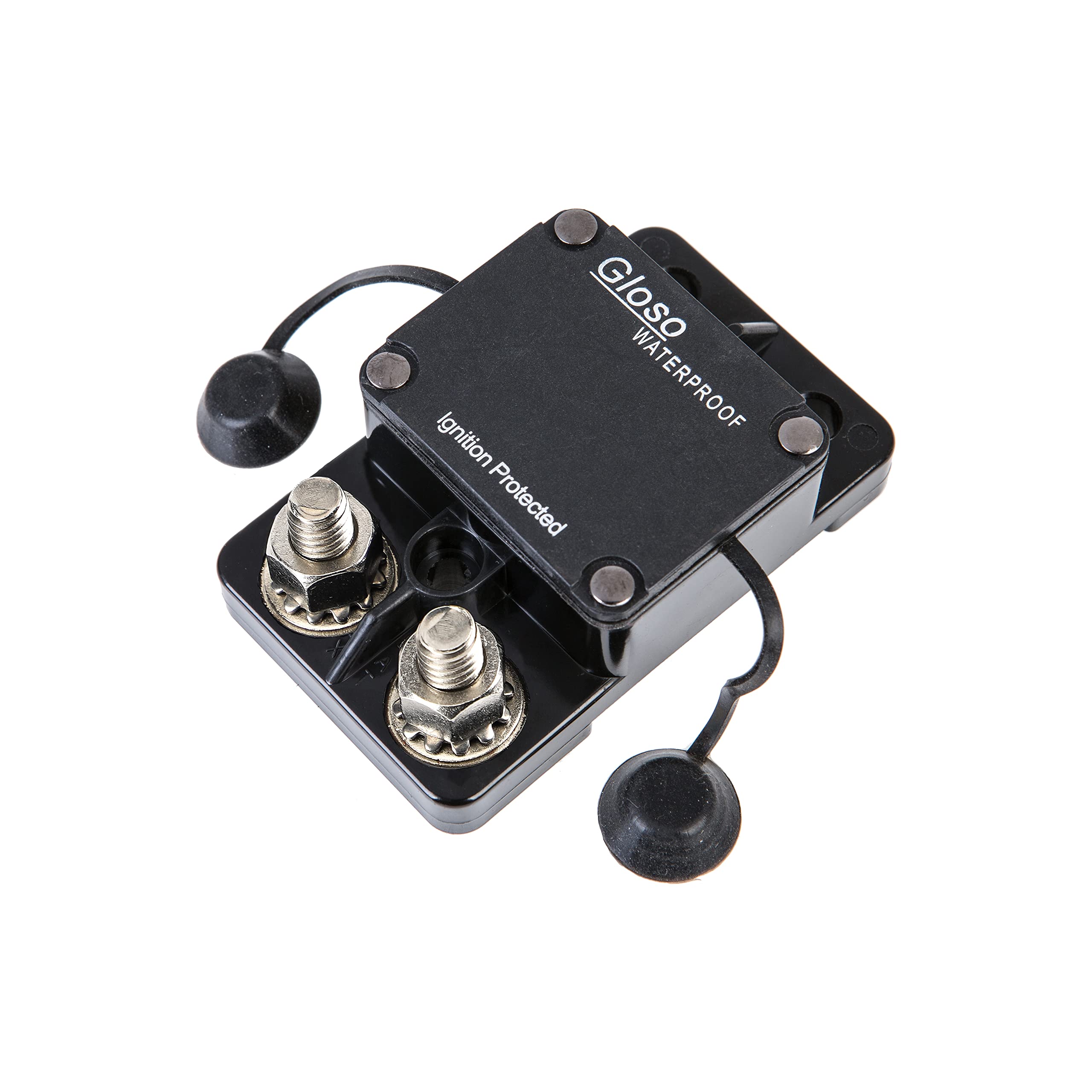 GLOSO Circuit Breaker E9A Waterproof Breaker Auto Reset (T1) 150A Side by Side Stud IP67 Marine Hi-Amp (150A)