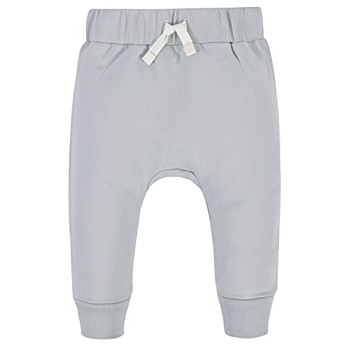 Gerber Baby Boys' Toddler 3-Pack Jogger Pants, Navy/Gray, 12 Months