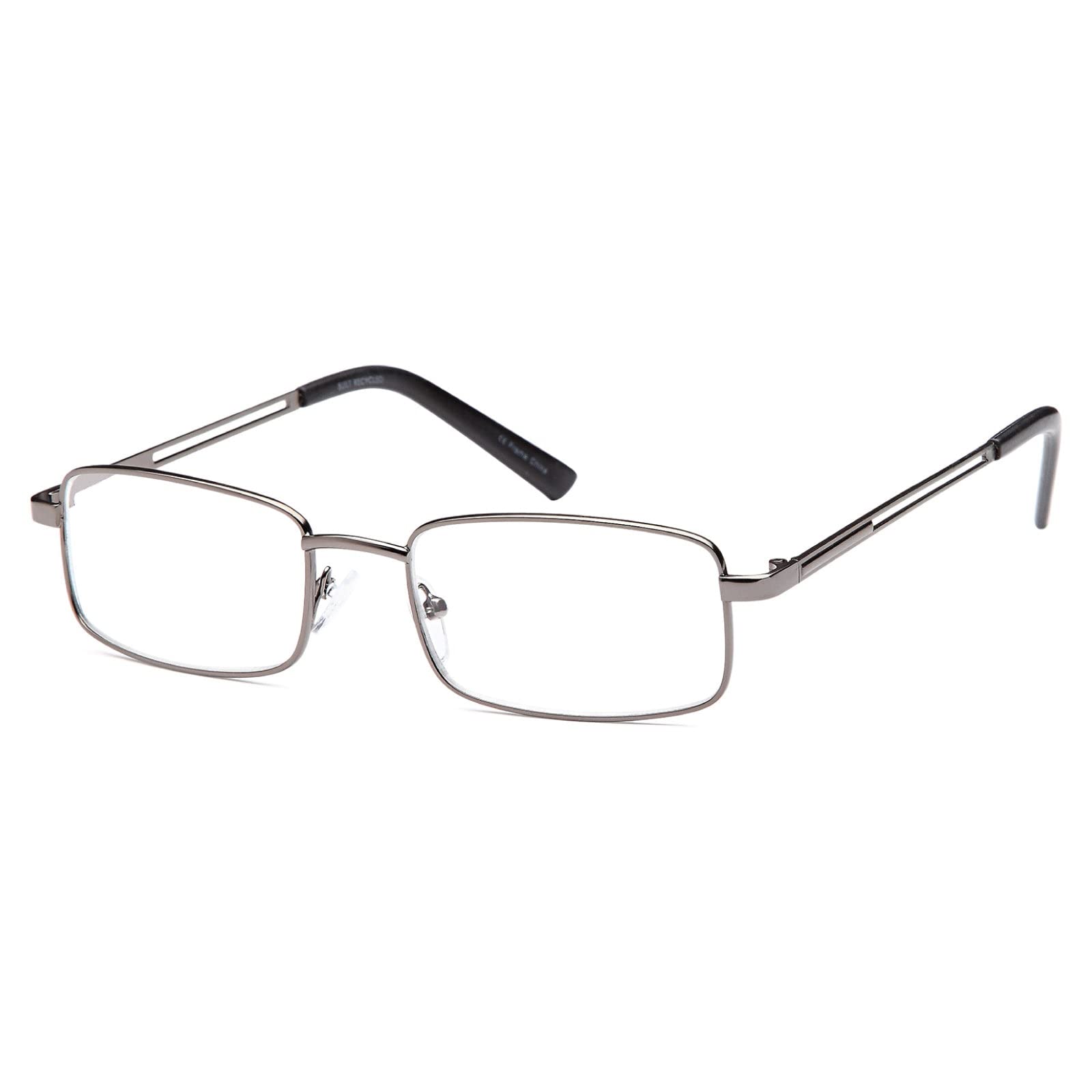 GAMMA RAY OPTICS Reading Glasses 3X Stainless Flex 2.00 Readers