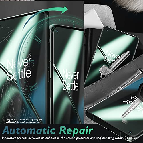 Orzero (3 Pack) Compatible for OnePlus 11 5G Screen Protector, Premium Soft Edge to Edge High Definition TPU Anti-Scratch Bubble-Free (Lifetime Replacement)