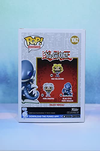 Funko POP Animation: Yu-Gi-Oh - Blue Eyes Toon Dragon (Mettalic),Multicolor,57648