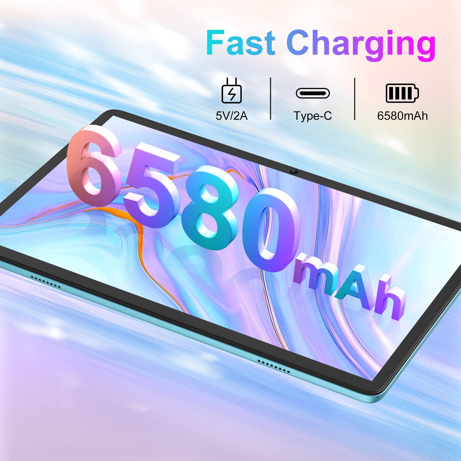 OSCAL 10.1 Inch Tablet(14+128GB), Android 12 Tablet Computer Pad10, 8 Core Tablets 13MP Camera, 6580mAh Battery, BT 5.0, 2.4G/5G WiFi Tablet for Kids, Parent Control, Google GMS Certified, Green