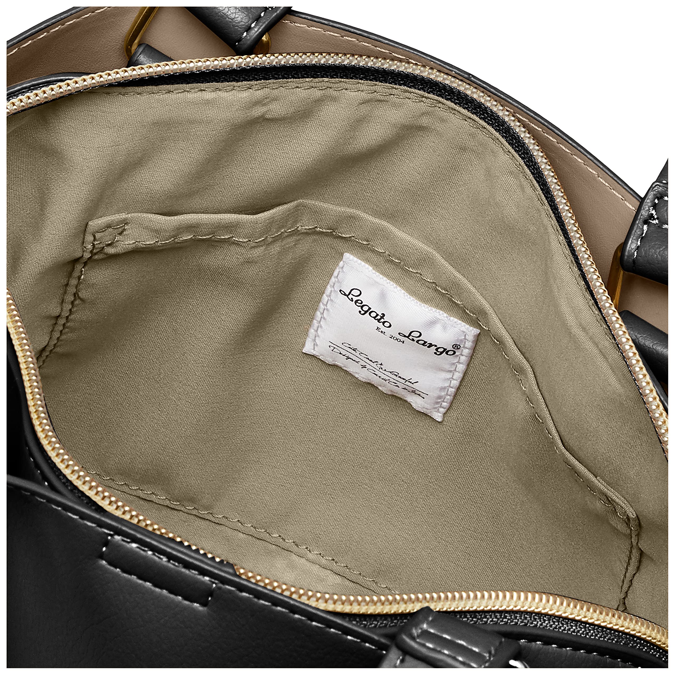 legato largo(レガートラルゴ) Tote Bag, Black (Black 19-3911tcx)