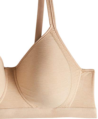 Hanes womens X-temp Foam Wirefree Mhg507 Bra, Nude, Medium US