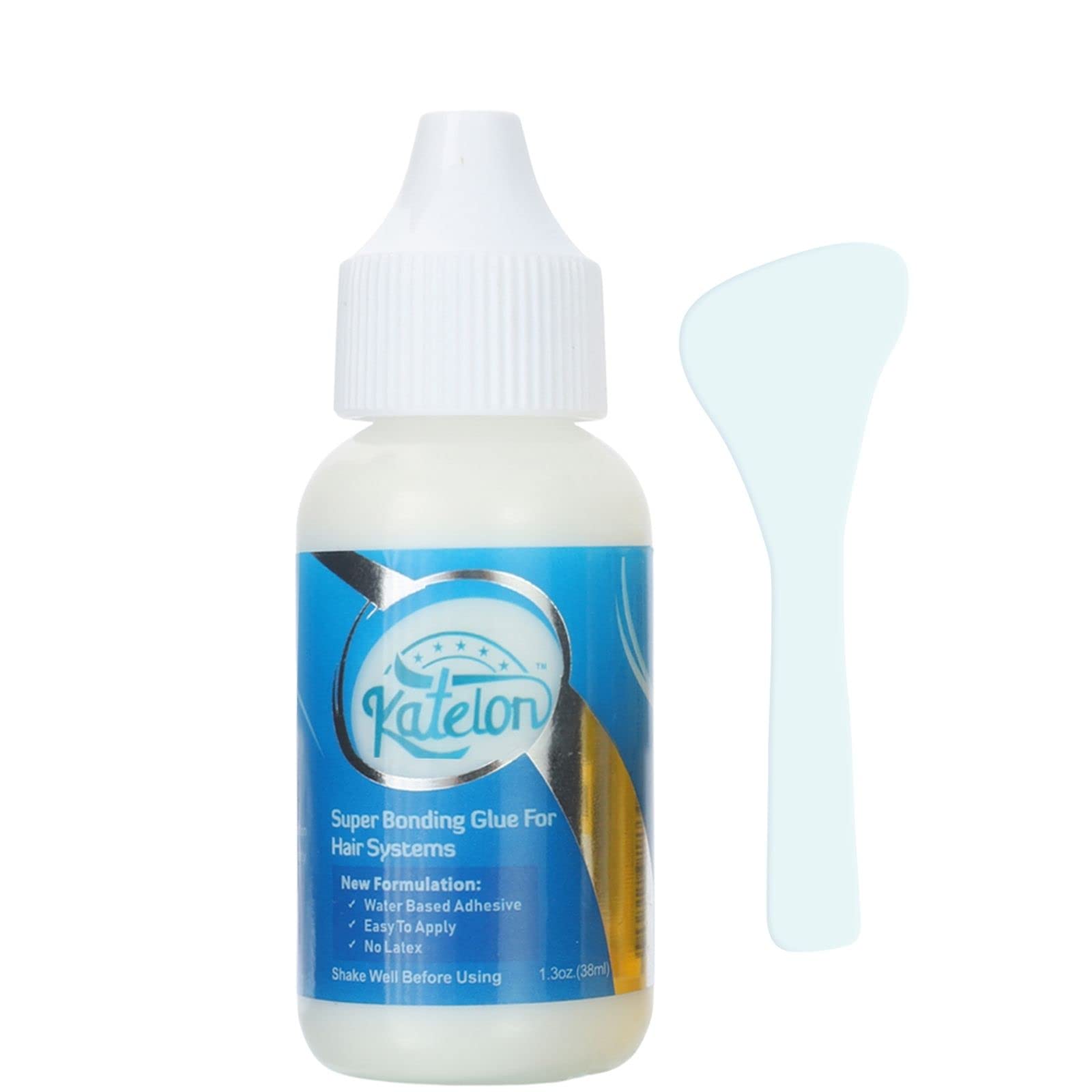 Wig Glue for Front Lace Wig-1.3oz - Invisible Bonding Glue: Extra Moisture Control, Bold Hold Lace Wig Adhesive for Oily Scalps and Cosplay Wig (1 Bottle Glue)