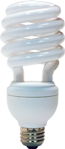 GE 77123 13/19/26-Watt 600/1150/1750-Lumen General Purpose T3 Spiral CFL Bulb, Soft White