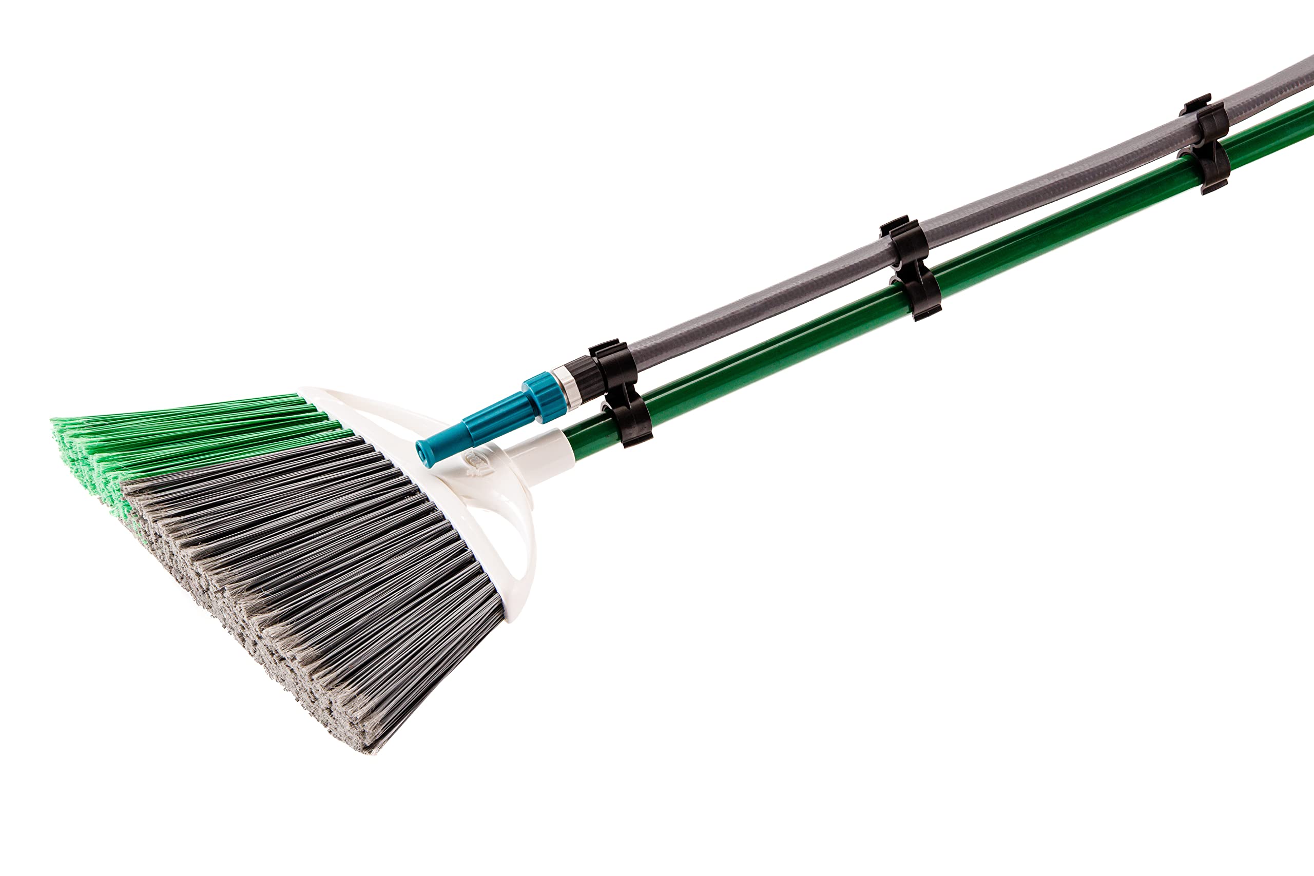 Versa-Spray for Brooms Quickly transforms Brooms and Hoses into a Powerful Water Broom for Cleaning garages, Cars, patios, Houses and Much More!