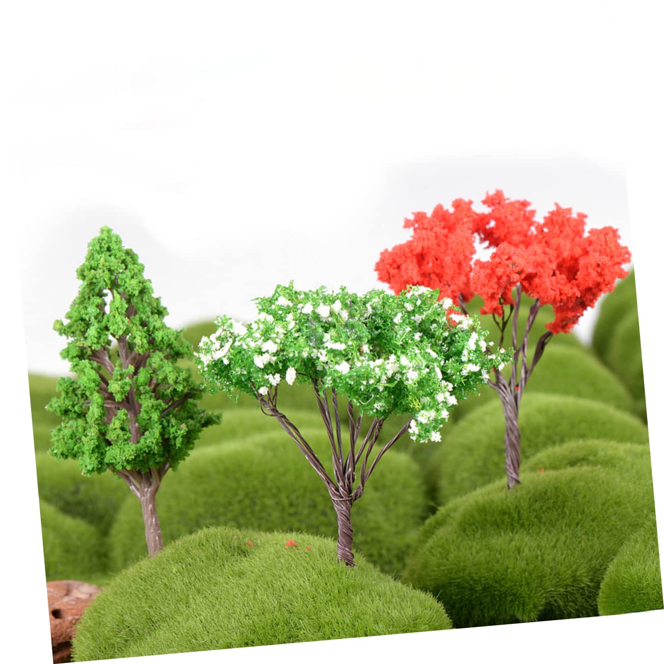 GATHINESS Model Railway Trees Scale Model Trees Scenery Architecture Trees Miniature Tree Plants Model Trains Miniature Model Fake Trees Diorama Models ho Scale Trees Tree Model Artificial