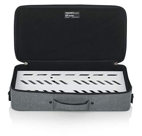 Gator Cases Transit Series Equipment and Accessory Bag; 24"x12" - Fits Headrush and Line 6 Helix Pedalboards (GT-2412-GRY)
