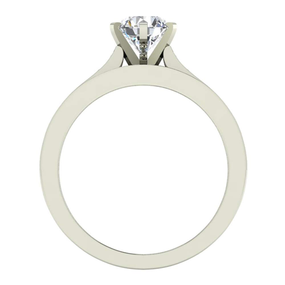 Glitz Design Classic Channel Engagement Ring Set Sparkling Diamond Wedding Set 1.10 ctw 14K White Gold (J, I1) RS 7