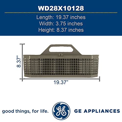 GE WD28X10128 Genuine OEM Silverware Basket (Grey) for GE Dishwashers