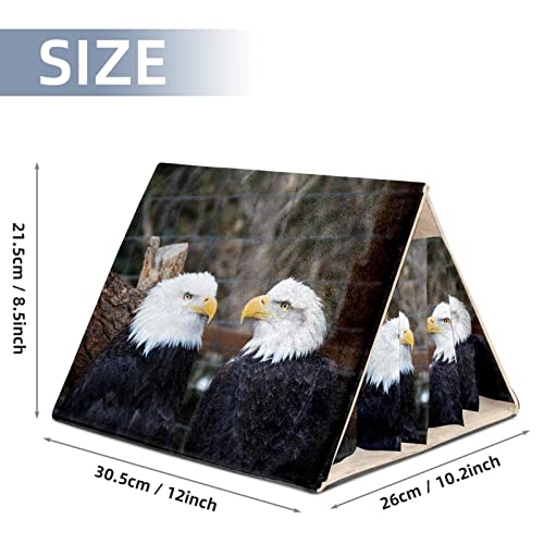 Y-DSIWX Guinea Pig Hideout House Bed, Bald Eagles Animal Rabbit Cave, Squirrel Chinchilla Hamster Hedgehog Nest Cage