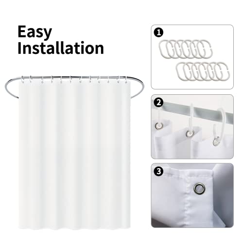 Renaiss 71x71 Inch Spa Shower Curtain Picture of Bamboo and Basalt Stones Green Leaf Bath Curtain Meditation Theraphy Relaxing Nature Scenery Cloth Fabric Bathroom Decor Set with Hooks Waterproof