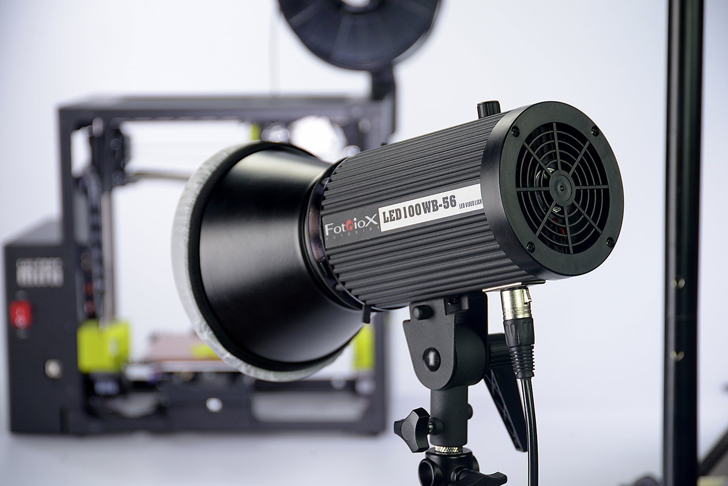 Fotodiox Pro LED-100WB-56 Studio LED Kit with 20x20 Softboxes - Set of 3X High-Intensity Daylight LED 5600k Studio Lights for Still and Video with Lightstands and Rolling Case - CRI > 92