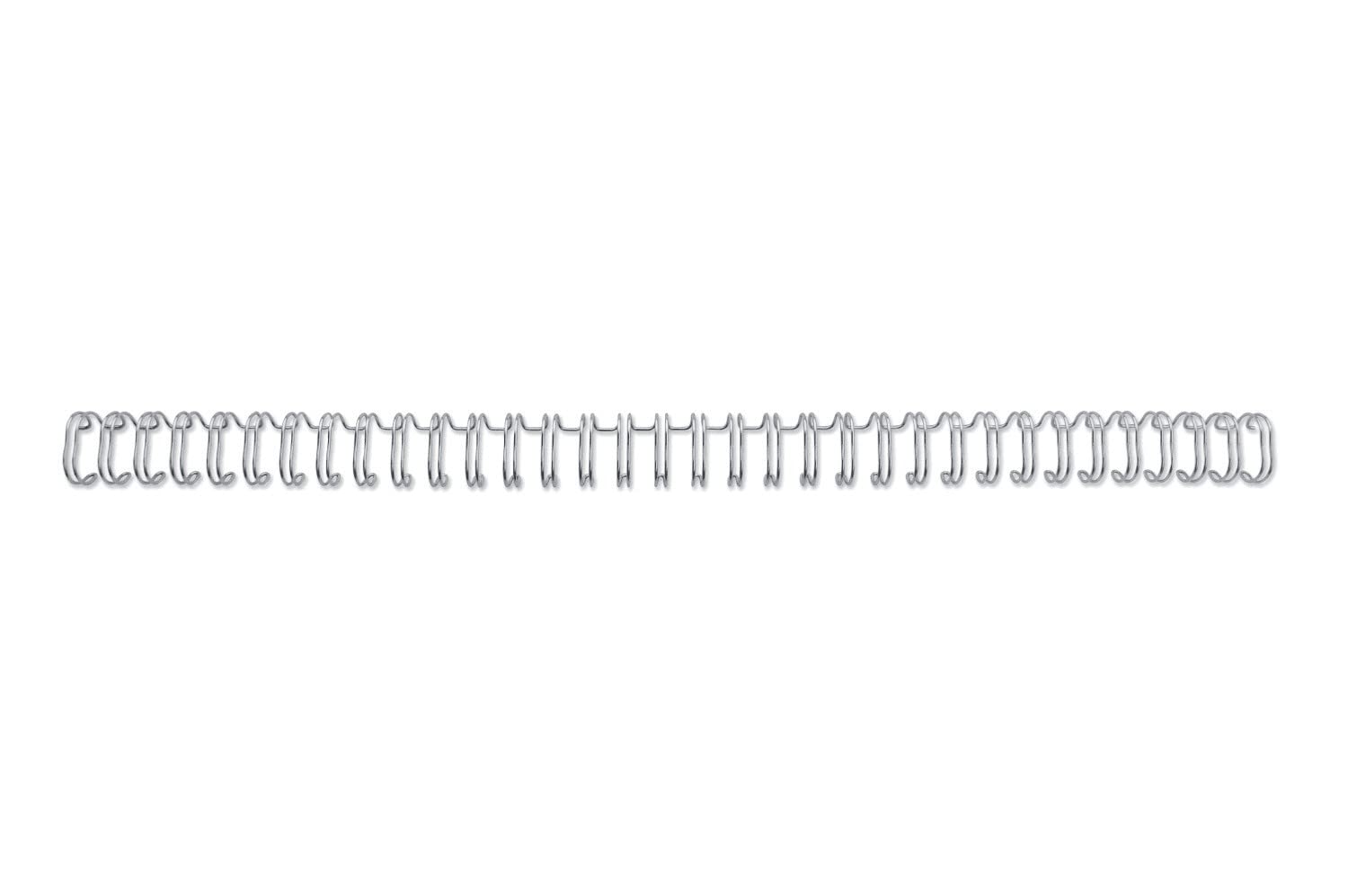GBC WireBind Binding Wires, 12.5 mm, 115 Sheet Capacity, A4, Silver, Pack of 100, RG810897