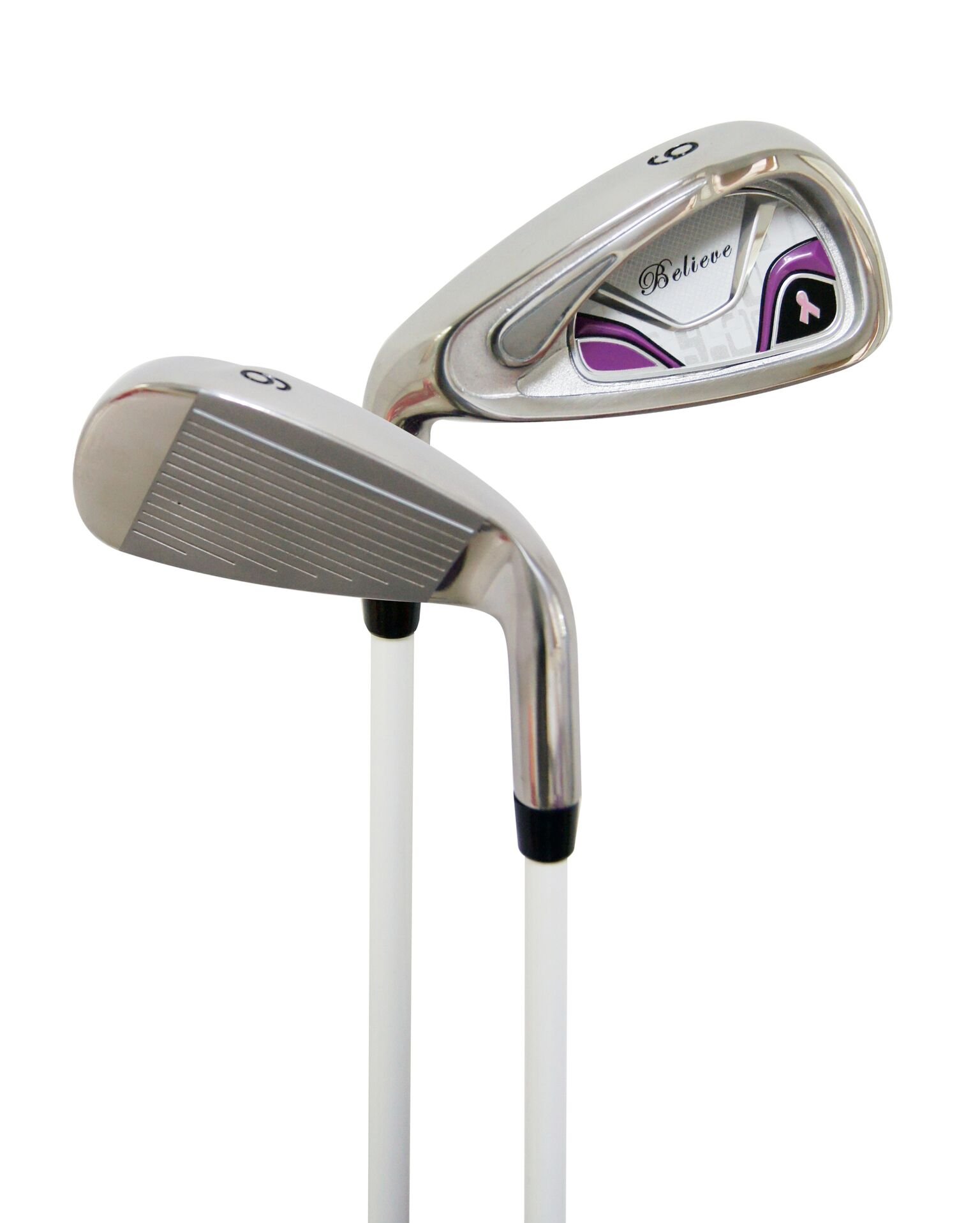 Founders Club Left Handed Believe Ladies Complete Golf Club Set Purple Left Handed (Standard)