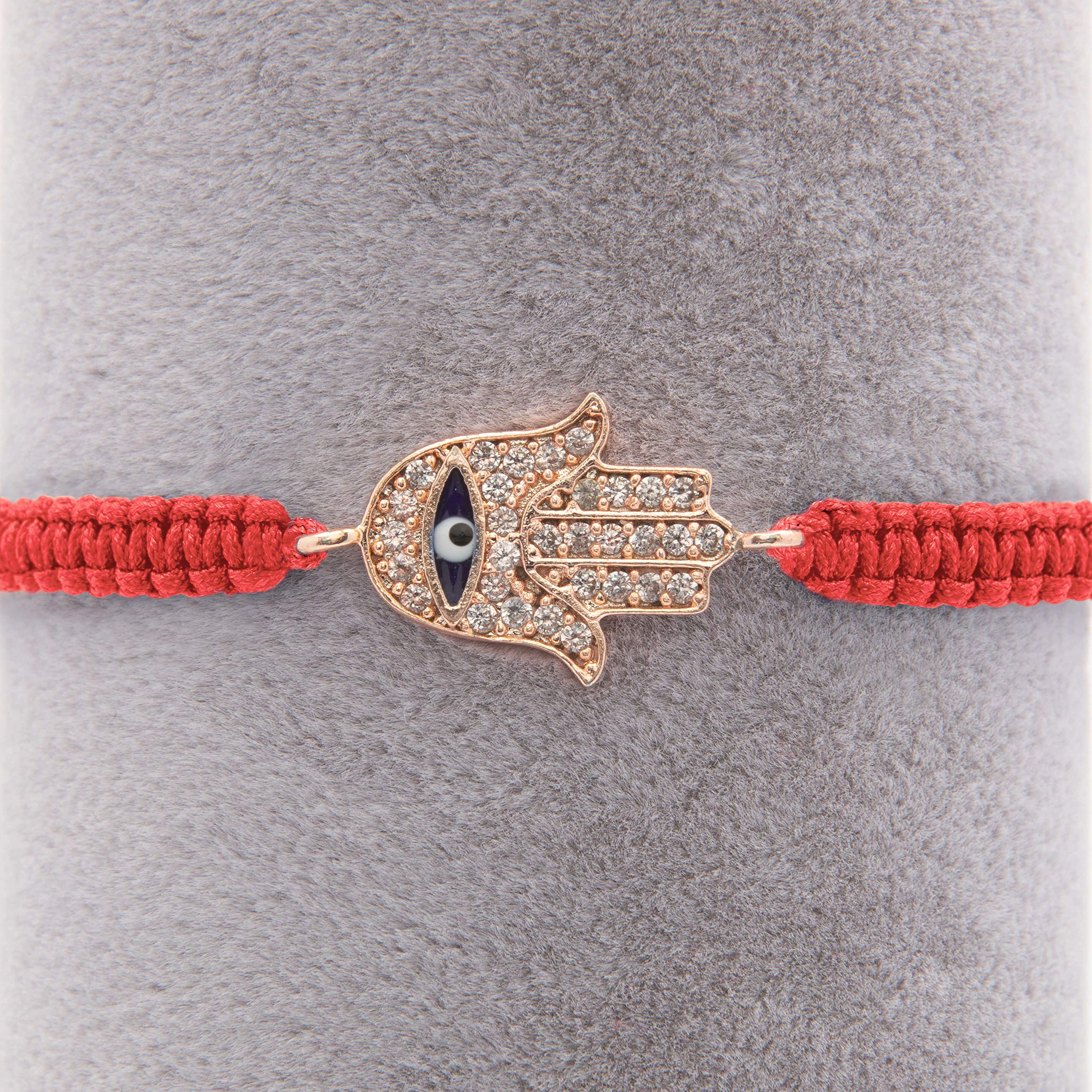 Hamsa Bracelet I Symbol of protection, power, and strength I Handmade & Adjustable String