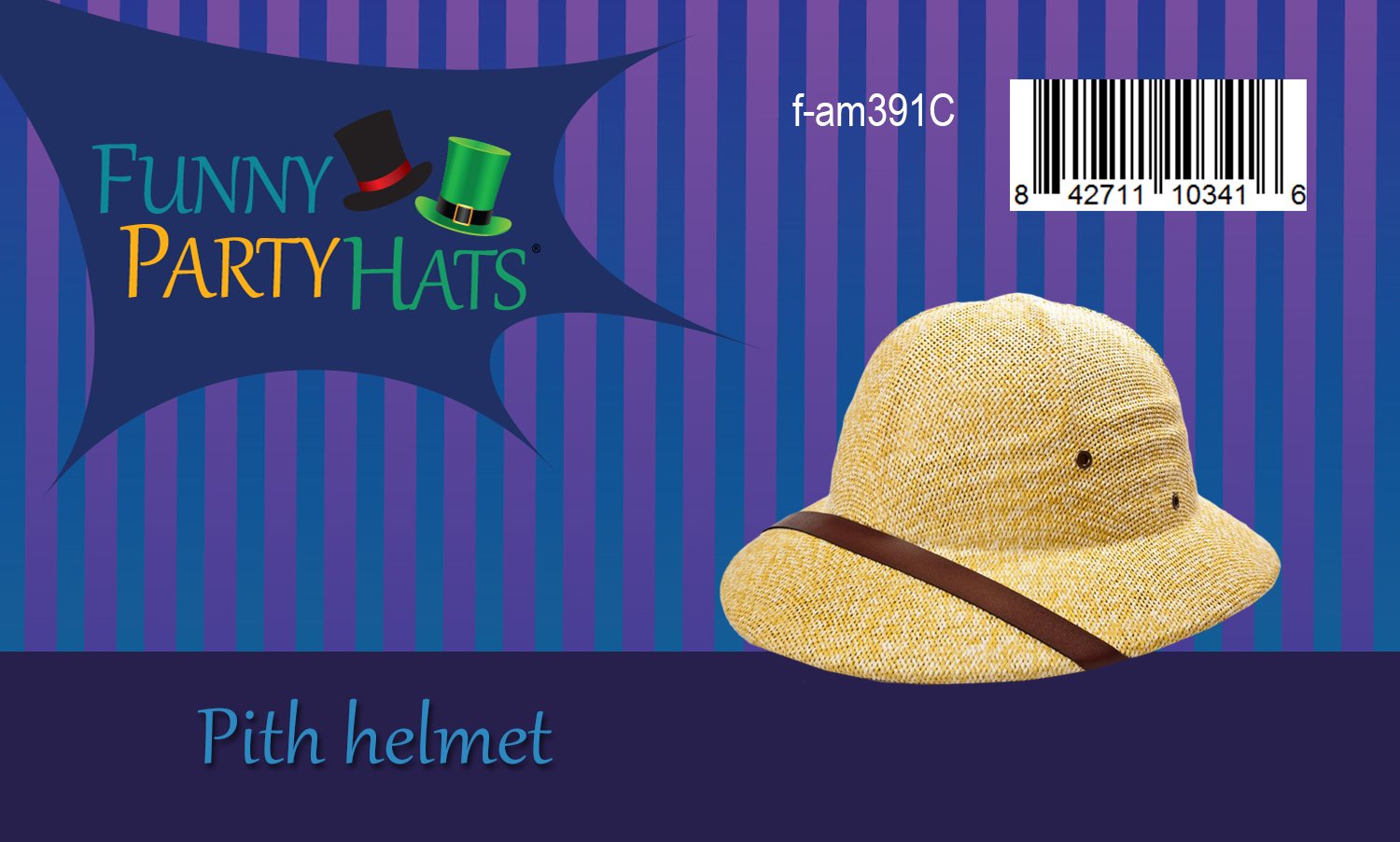 Funny Party Hats Pith Hat β Pith Hat Helmet β Safari Hats β Adult Costume Hats β French Pith Hat