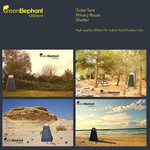 Green Elephant Camping Shower Tent - Pop Up Changing Tent, Privacy Tent, Pop Up Shower Tent, Camping Bathroom Tent, Outdoor Shower Enclosure, Portable Shower Tent for Camping