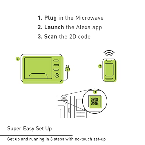 Panasonic NN-SV79MS 1.4 cu.ft Smart Inverter Compatible with Alexa Countertop Microwave Oven 1200Watt Power with Genius Sensor Cooking & Tovolo Vented Collapsible Medium Microwave Cover (Charcoal)