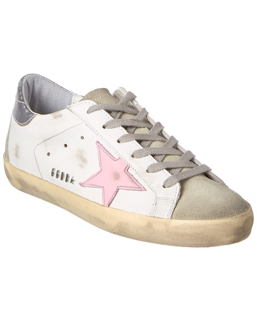 Golden Goose Superstar Leather & Suede Sneaker, 35
