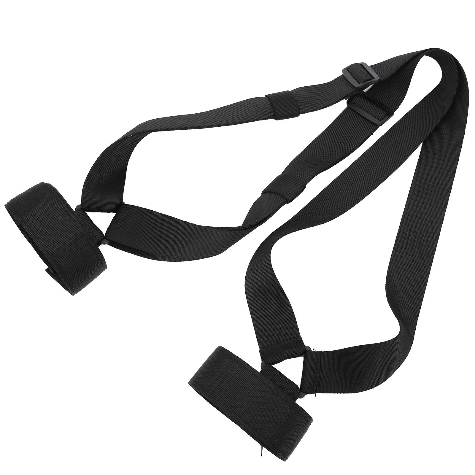 LAIONTY Snowboard Backpack Strap Nylon Portable Storage Fixed Belt, With Adjustable Buckle Ski Fixed Shoulder Belt Training Accessory